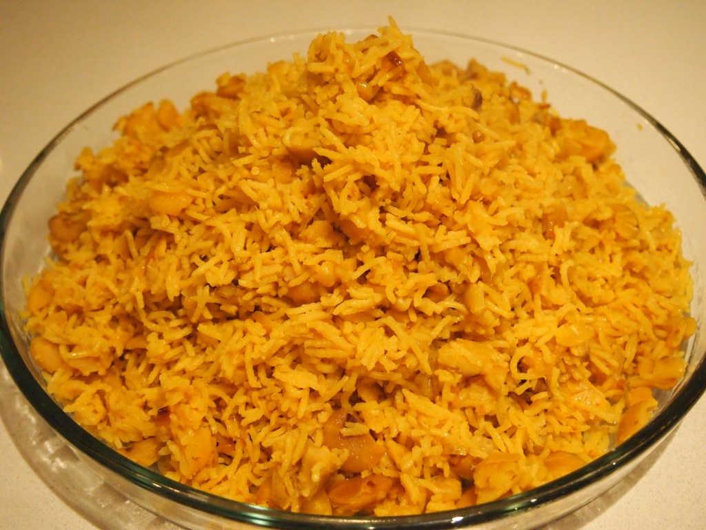 Persian Rice with Dried Broad Beans & Tumeric – Dampokhtack | Mustard ...