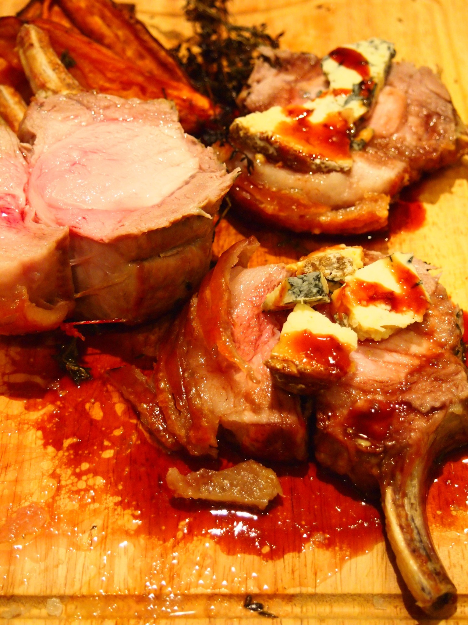 Roast Pork with Stilton and Port & Honey Glaze | Mustard With Mutton